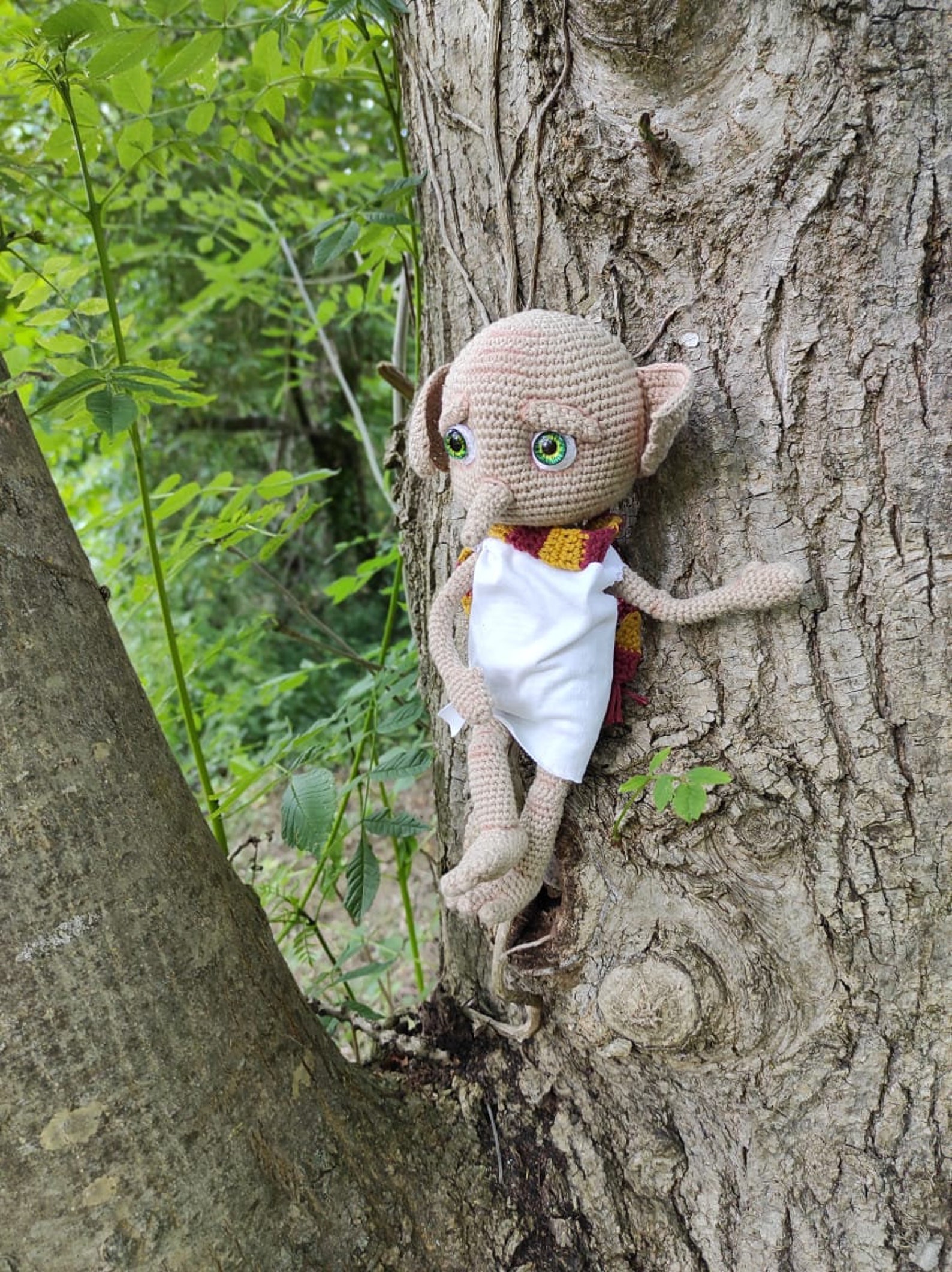 Dobby Elf Doll Crochet Toy Elf Crochet Handmand Dobby Doll Art ...