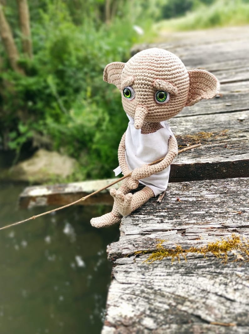 Dobby Elf Doll Crochet Toy Elf Crochet Handmand Dobby Doll Art ...