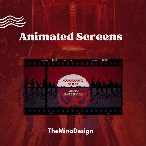 Strangers Things Twitch Overlay - Etsy