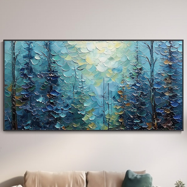 Abstract Forest Art - Etsy