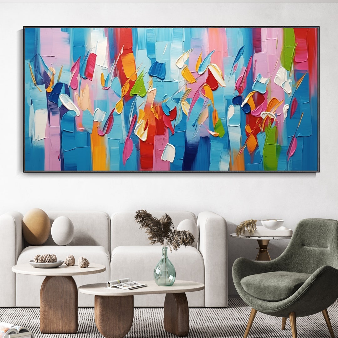 Custom Boho Texture Wall Art 3D Thick Hand Knife Artwork - Etsy