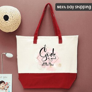 Christian Tote Bag, Bible Verse Tote Bag, Gift for Christians, Church ...