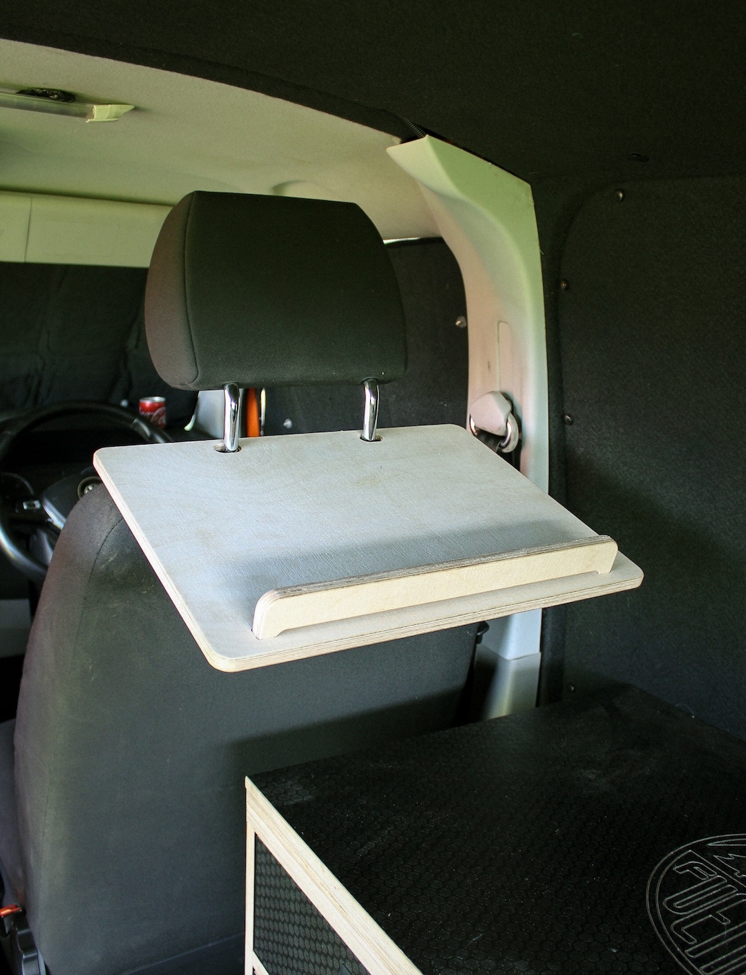 Campervan Vehicle Single Seat Head Rest Table/desk Top Laptop iPad ...