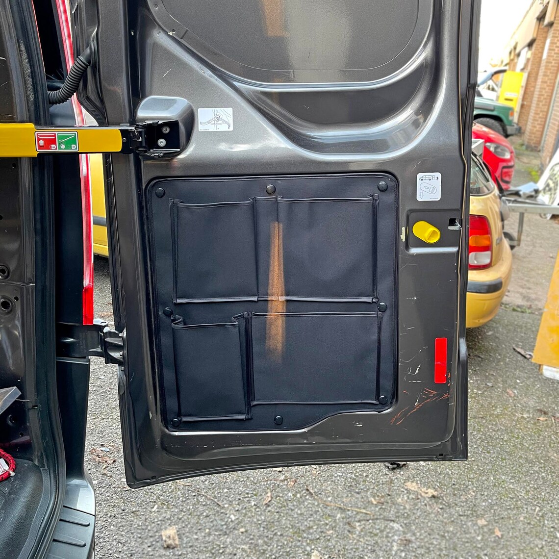 Transit Custom Barn Doors Storage Organiser Work Tools Camper Van Set ...