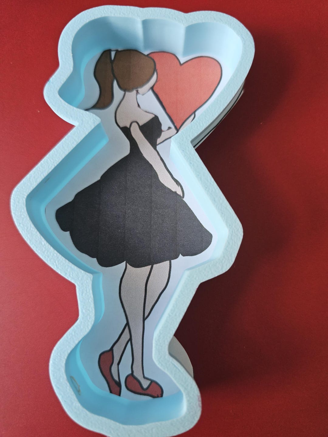 Lady in Love Cookie Cutter - Fondant Cutter - Etsy
