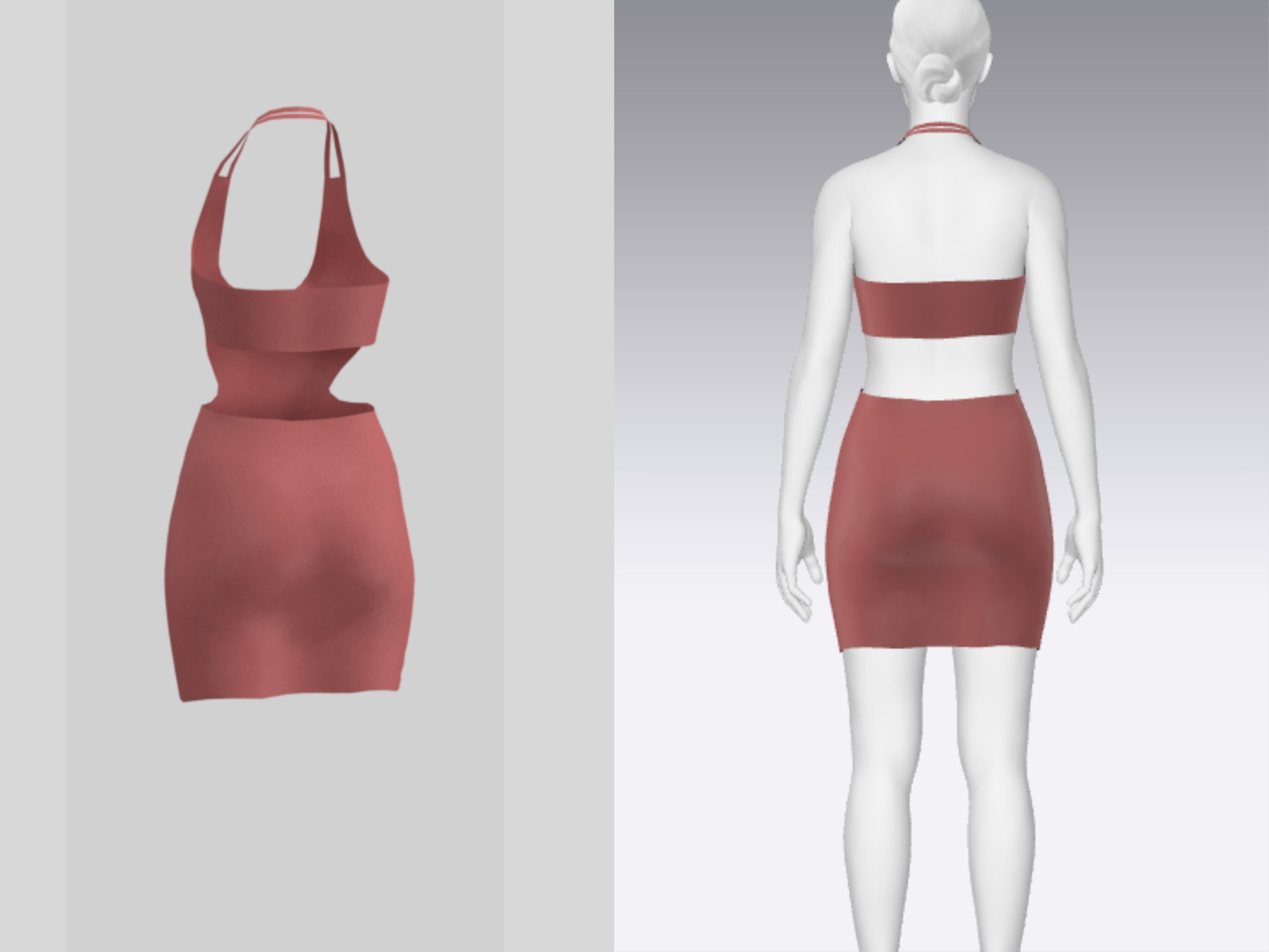 Halter Dress Sewing Pattern Bodycon Dress Sewing Pattern Etsy