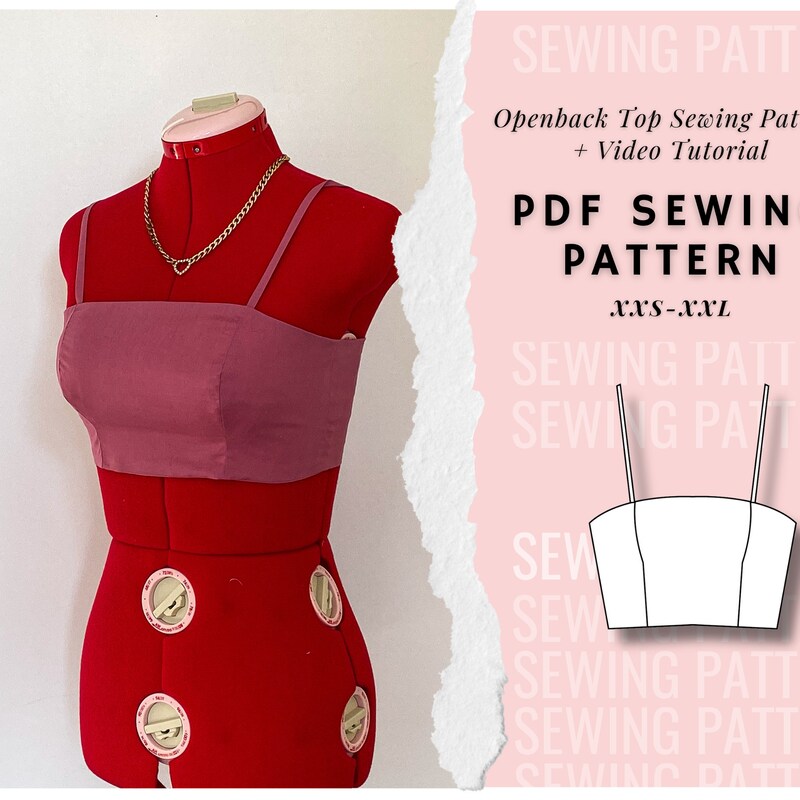 Cropped Top Pattern - Etsy