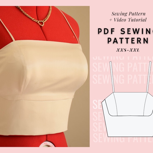 Crop Tops Pattern - Etsy