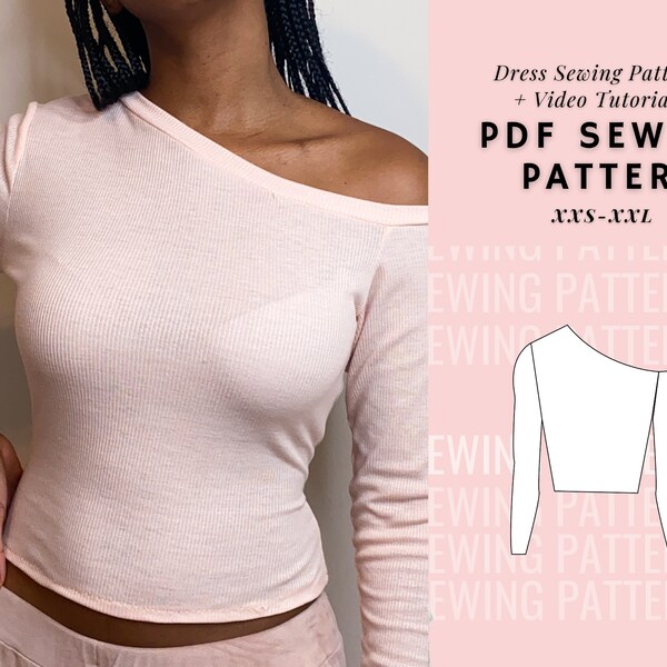 One Shoulder Top - Etsy