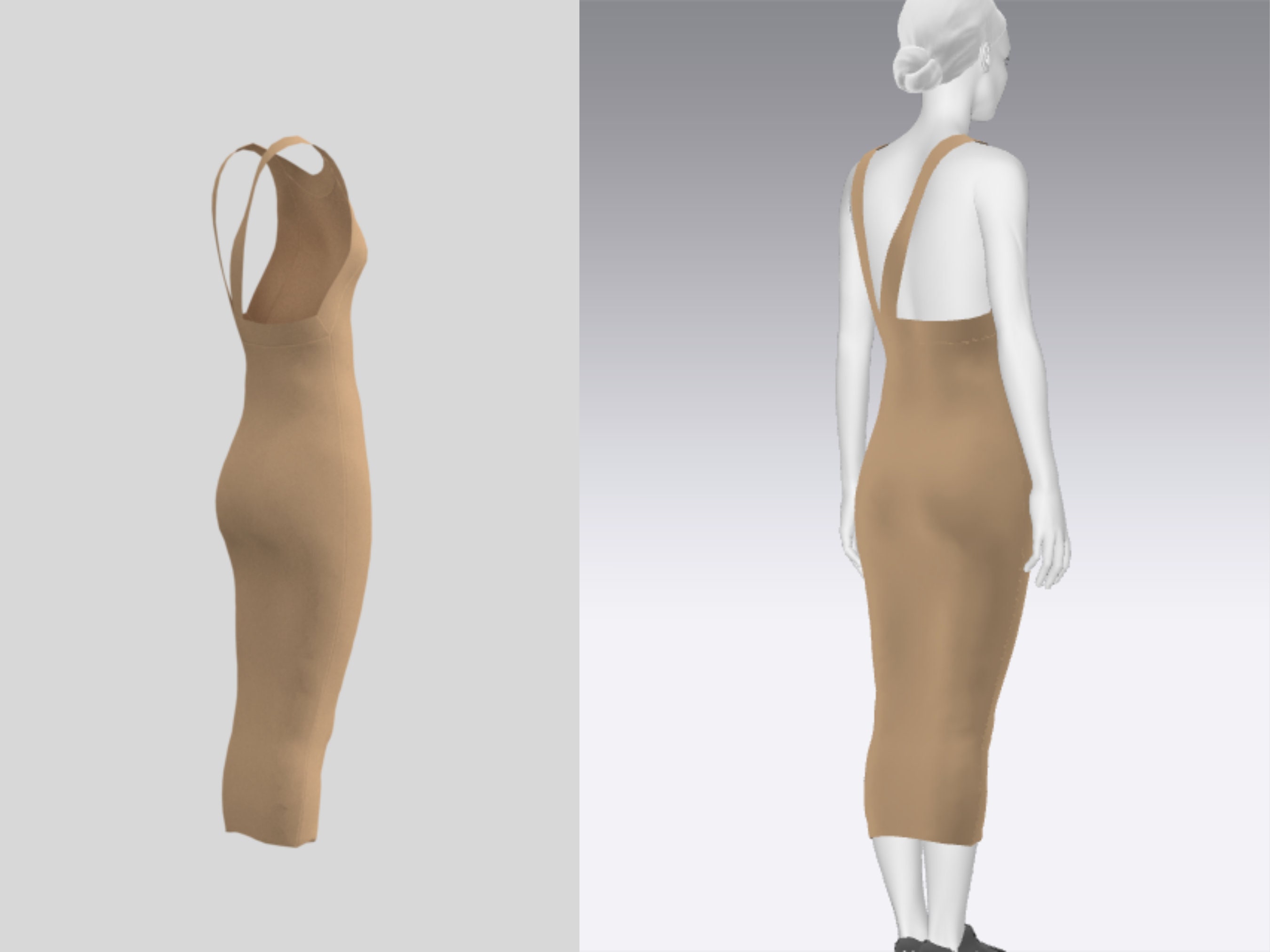 Bodycon Dress Sewing Pattern Midi Dress Halter Neck Dress - Etsy