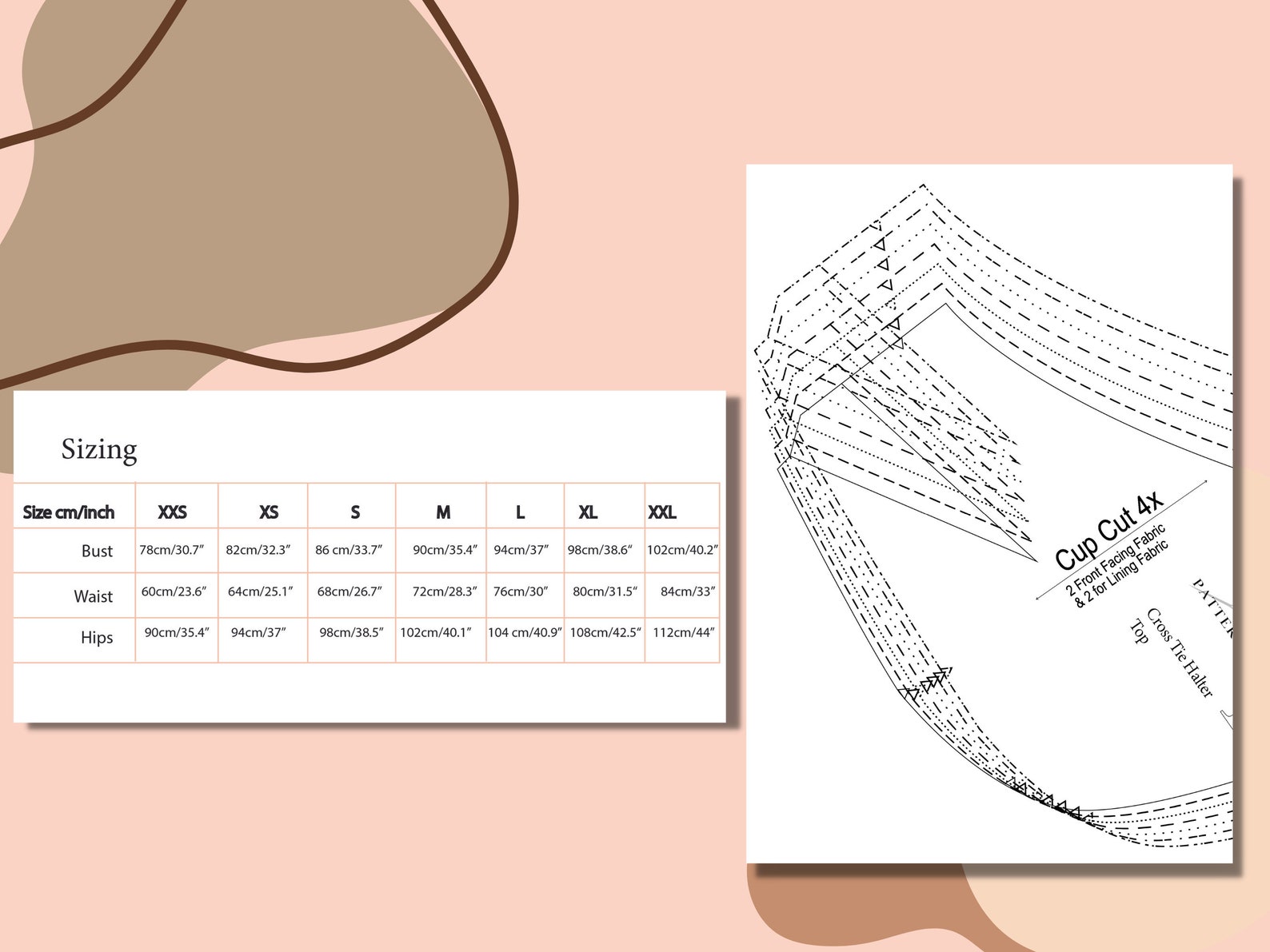 Ruched Bralette PDF Sewing Pattern Bralette Sewing - Etsy