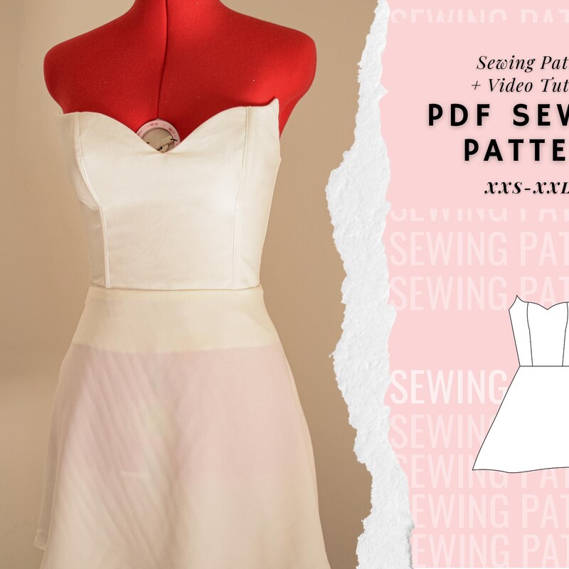 Backless Dress Pattern - Etsy