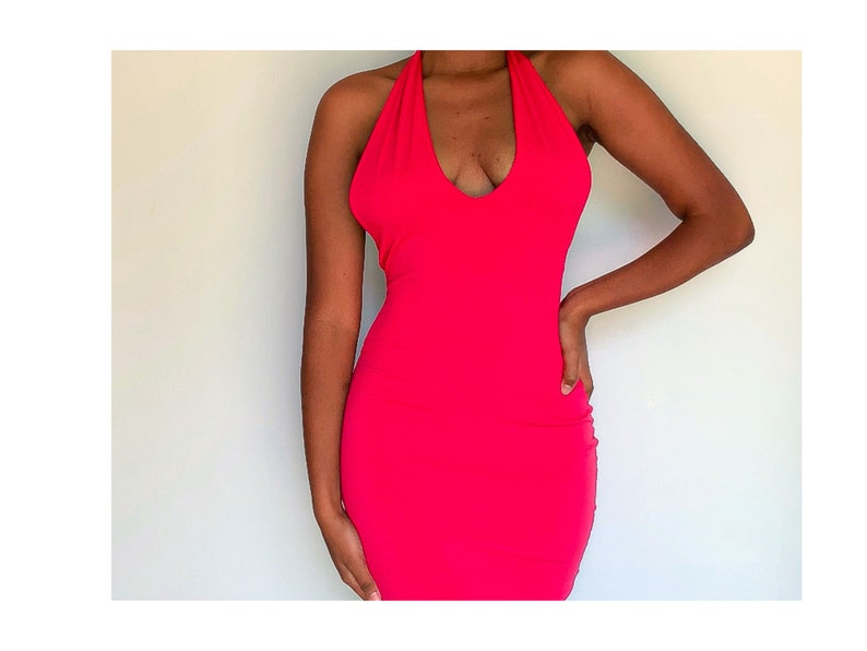 Halter Dress Sewing Pattern Bodycon Dress Sewing Pattern - Etsy