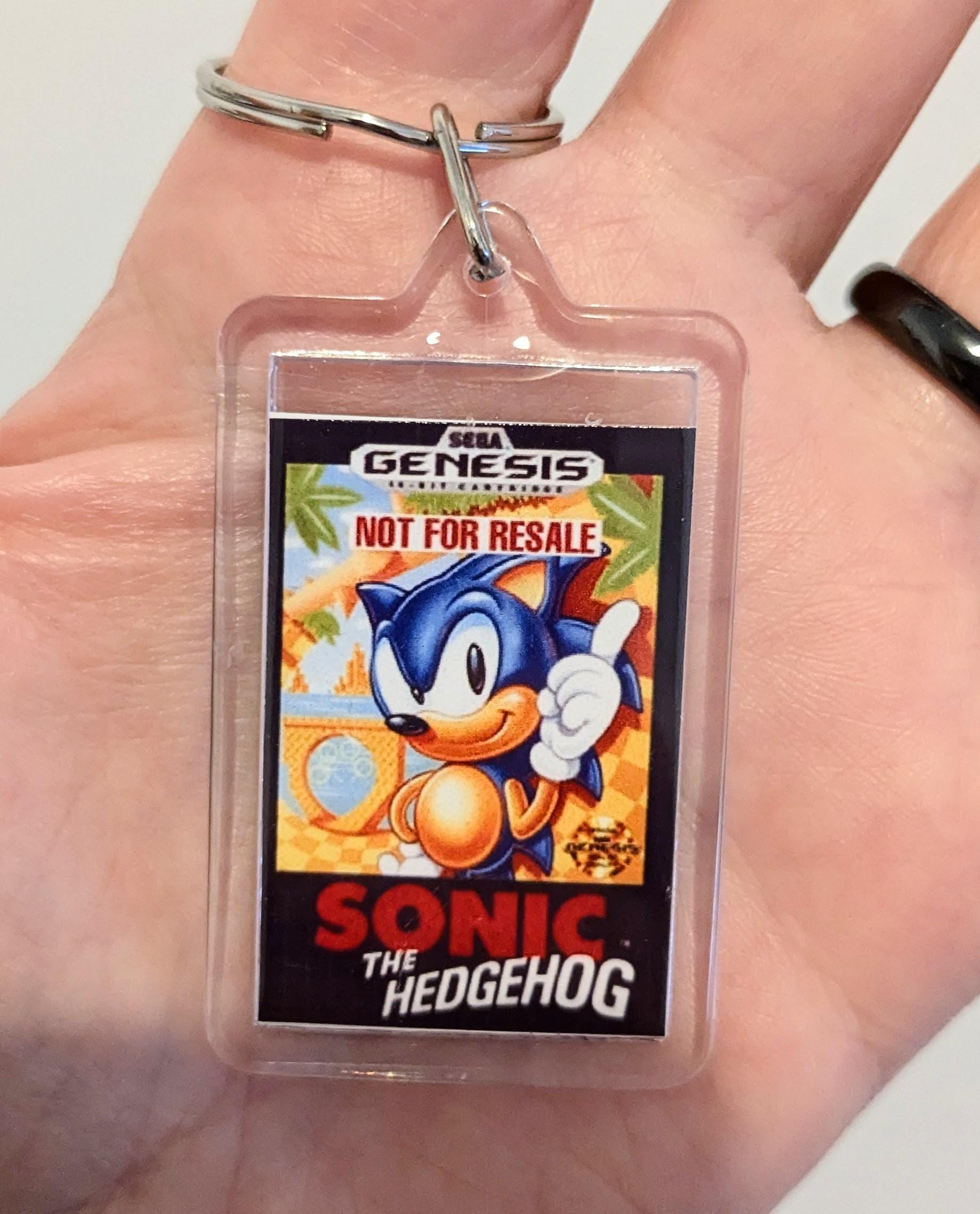 Sonic the Hedgehog Keyring - Etsy