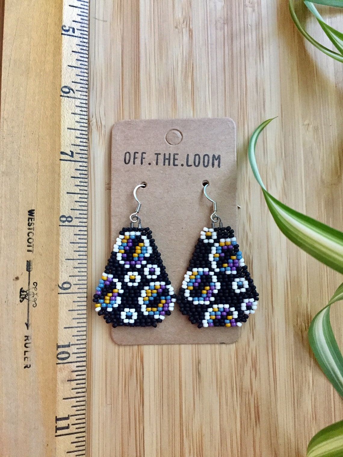 Large Earth Tone Bubble Seed Bead Earrings Handmade Beaded Earrings ...