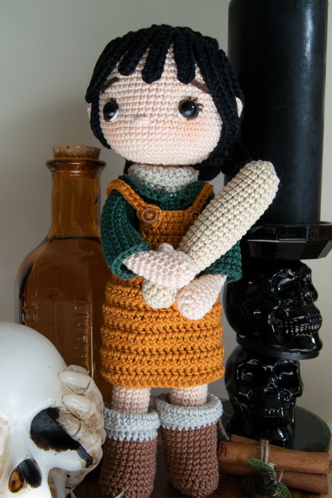 Wendy the Shining Cute Horror Crochet Doll Amigurumi Pattern - Etsy