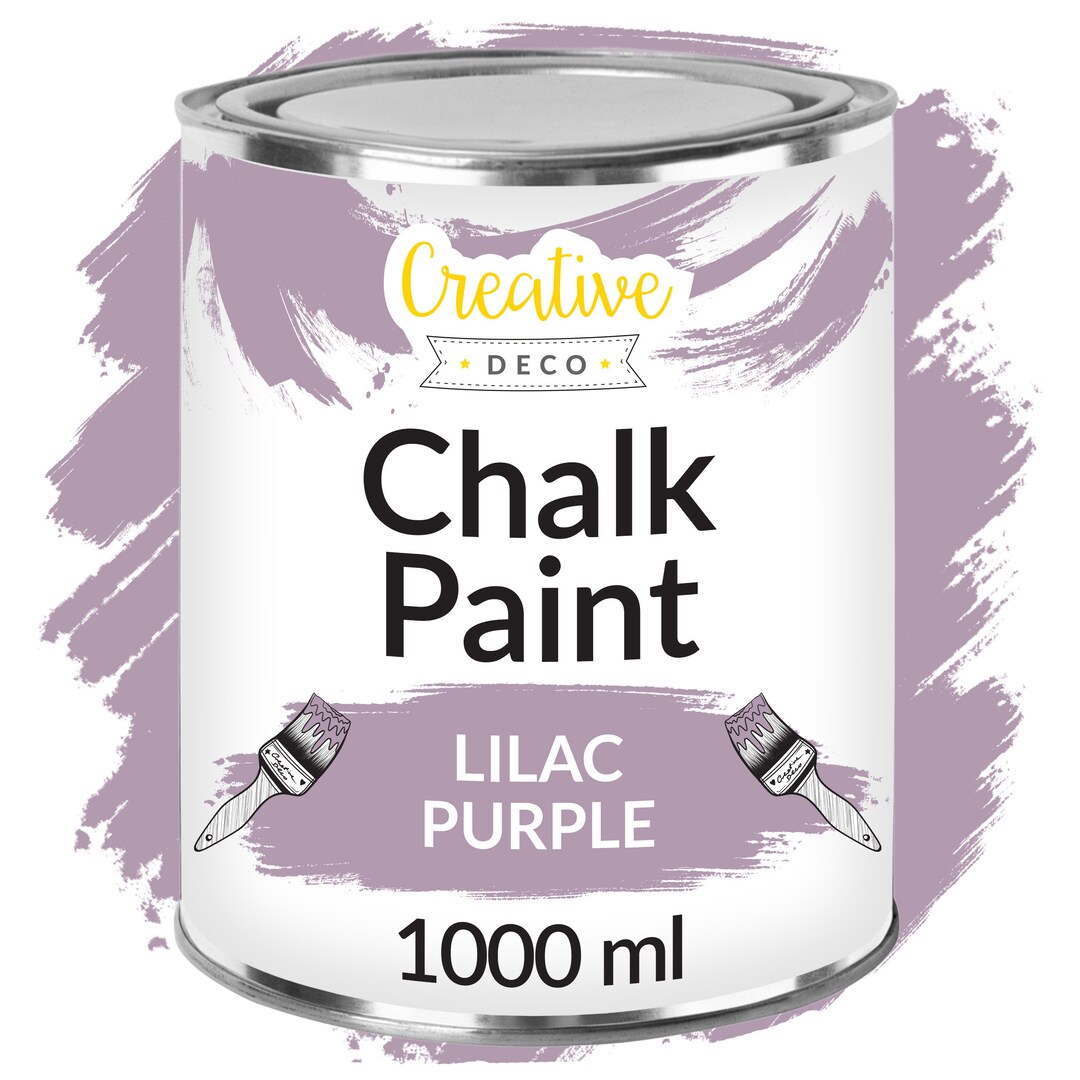 Lilac Purple Chalk Paint for Furniture 1L Violet Lavender Matte ...