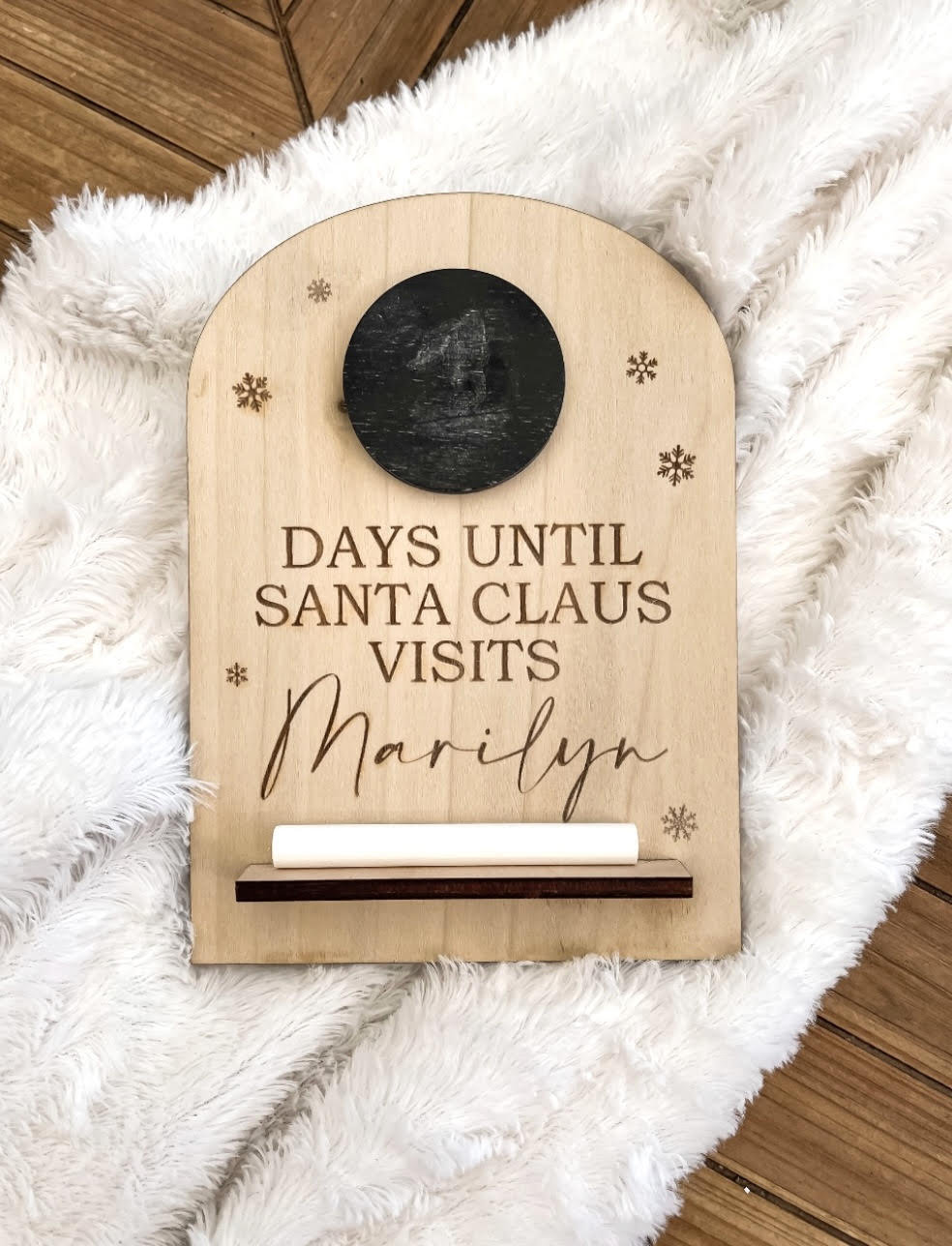 Christmas Countdown Board Custom Days Until Christmas - Etsy