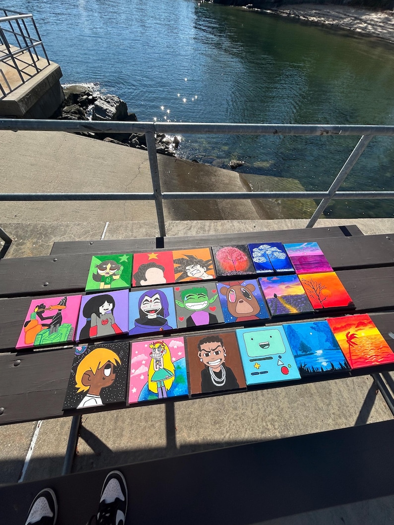 8x8 Daffy Duck Money Vibes Painting | Street Pop Art | Cartoon Luxury ...
