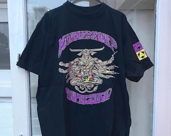 Vintage Monster Magnet Official Crew Shirt New Jersey Small Black Band ...