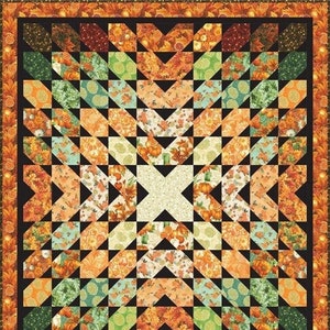 Mini Petals 52 X 61 Quilt Kit Designed by Ariga Wilson With Metallic ...