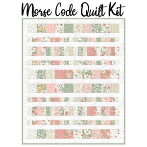 Morse Code 44" X 54" Quilt Kit With Daisy Days Fabrics Designed by Beth ...
