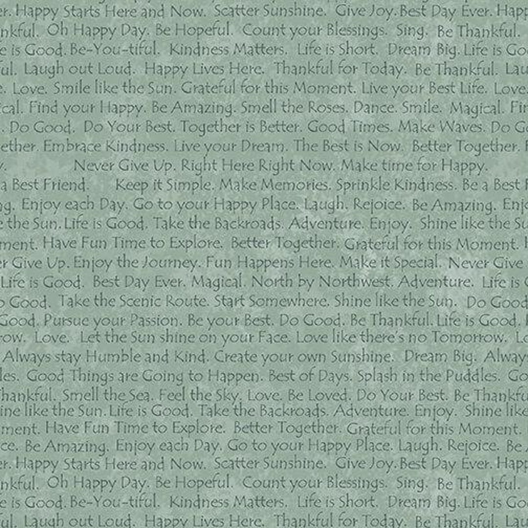 Scrap Happy, Happy Text Light Blue 2617-17 Designed by Janet Rae ...