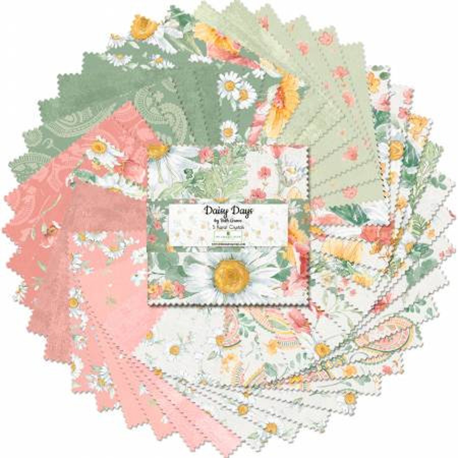 Starry Path 84" X 84" Quilt Kit With Daisy Days Fabrics Designed by ...