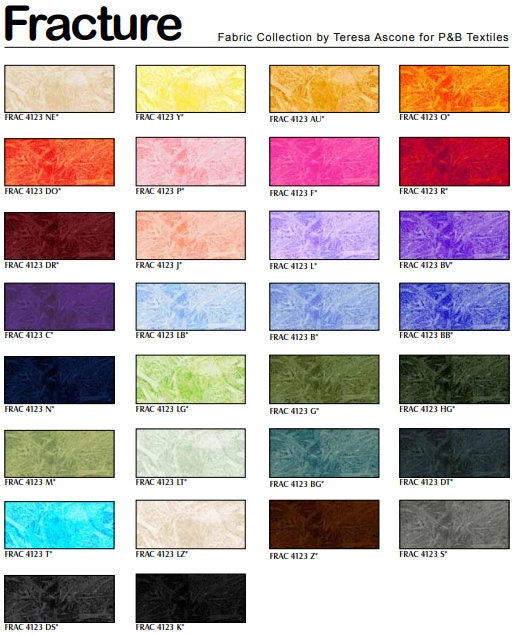 Fracture 30 Piece Fat Quarter Bundle FRACT30FQ Designed by Teresa ...