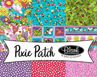 Blank Quilting Pixie Patch Fabric - Etsy