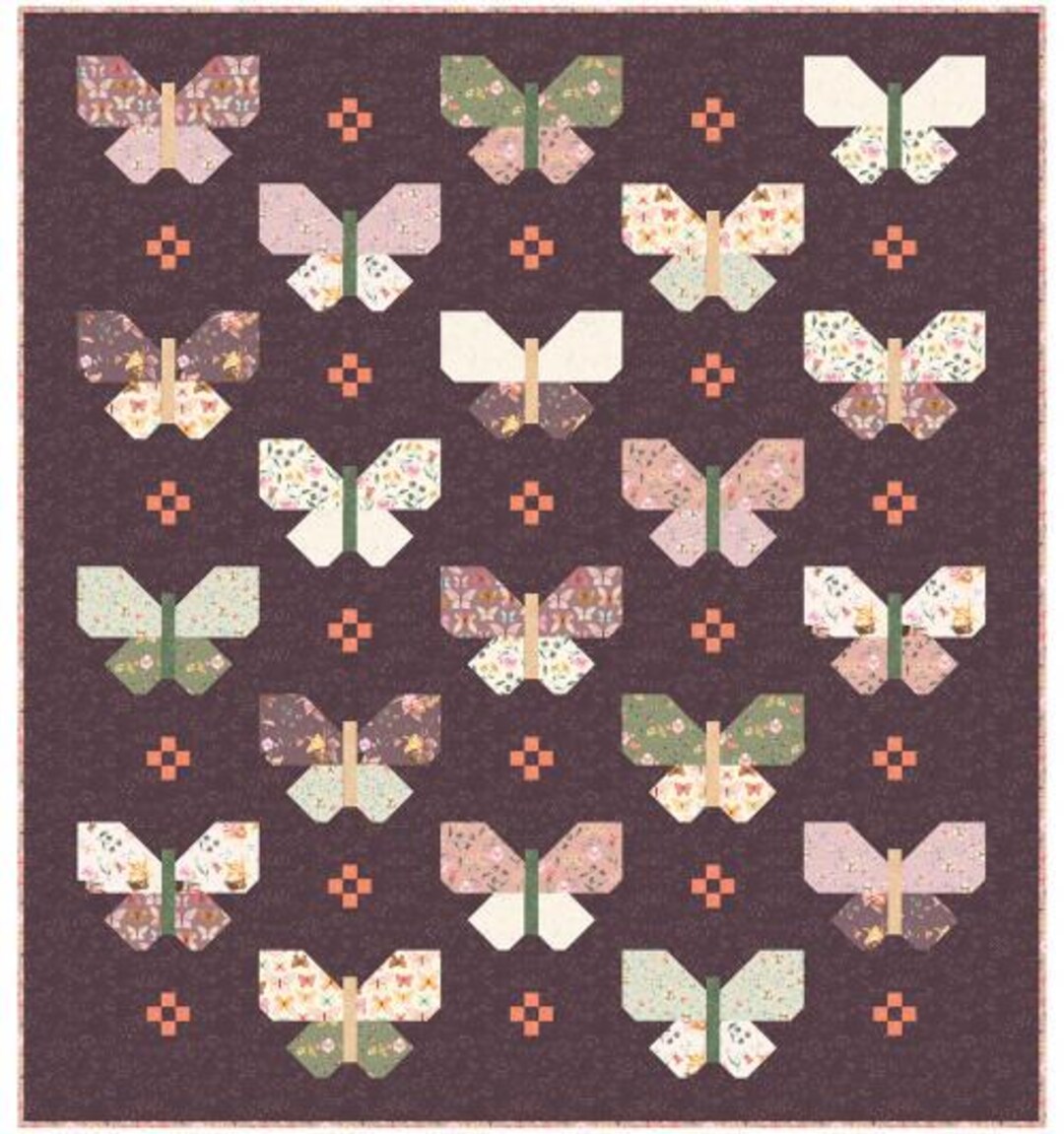 Flutter 76 1/2" X 83 1/2" Quilt Kit Designed by Lella Boutique With ...