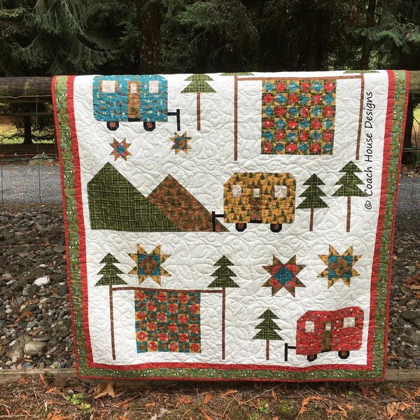 Camper Quilt Pattern - Etsy