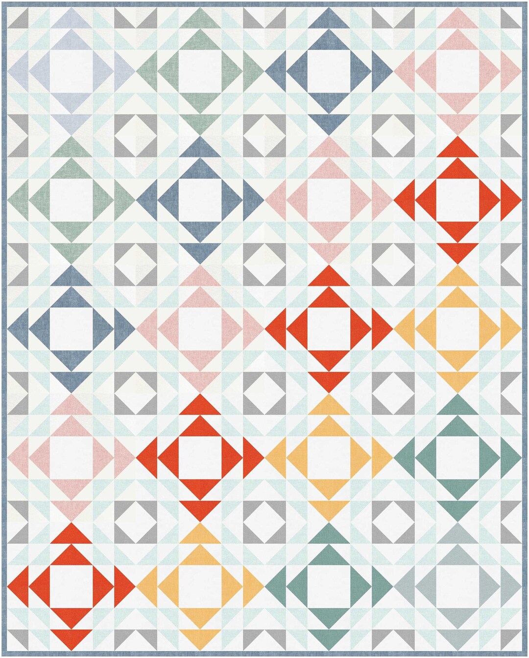 Luminous 48" X 60" Linen Quilt Kit Designed by Ariga Mahmoudlou for ...