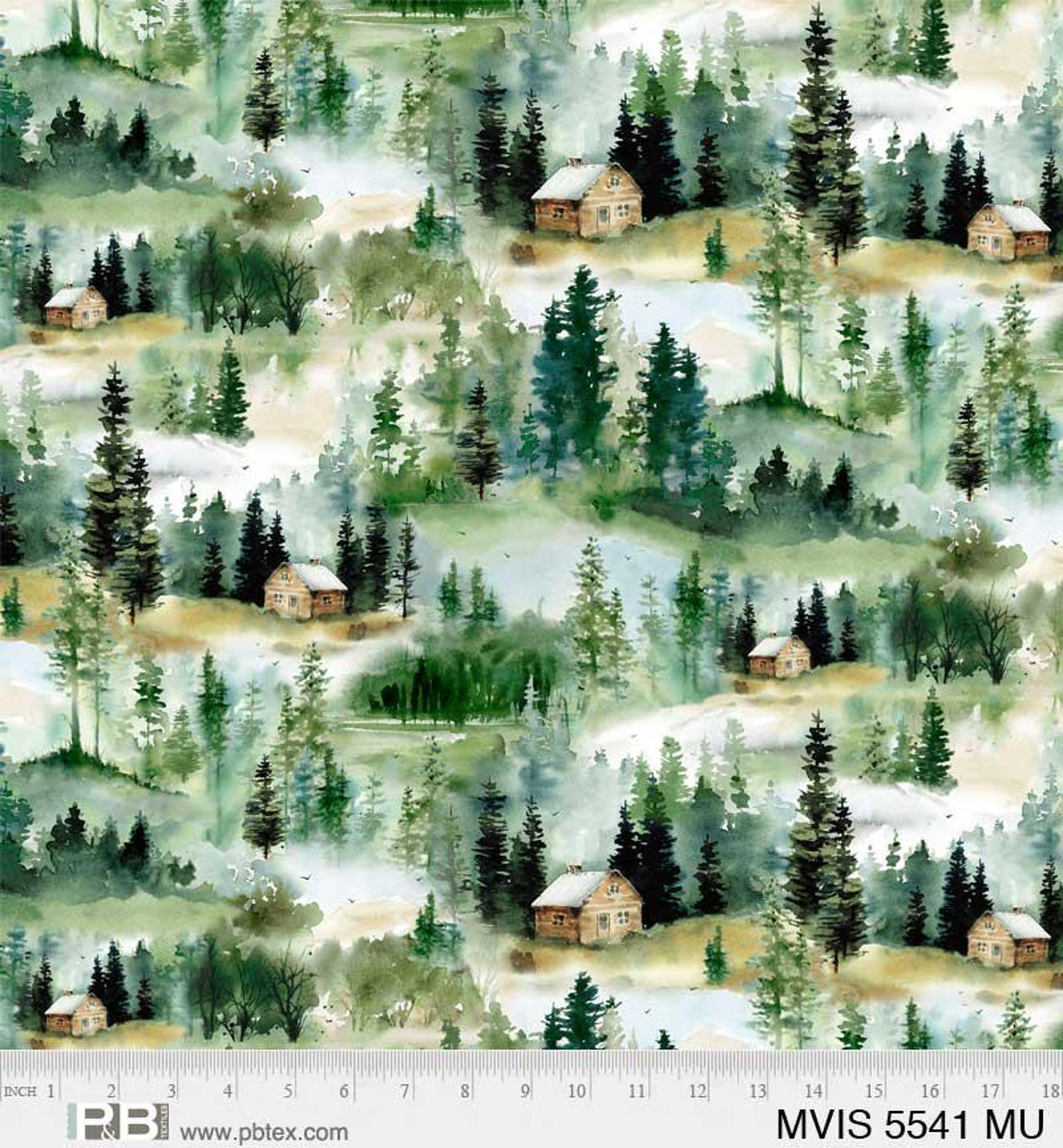 Misty Vista 51" X 59" Quilt Kit Designed by Matthew Pridemore With ...