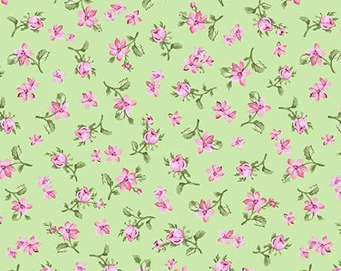 Rose Whispers Rose Meadow Green 10365-40 Designed by Eleanor Burns for ...