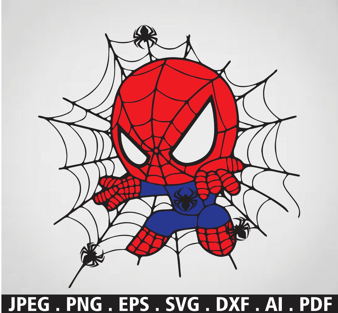 Small Spiderman Face Svg, Spiderman Decoration, Spiderman Circut for ...