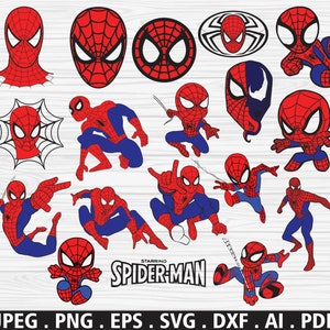 Spiderman Svg - Etsy