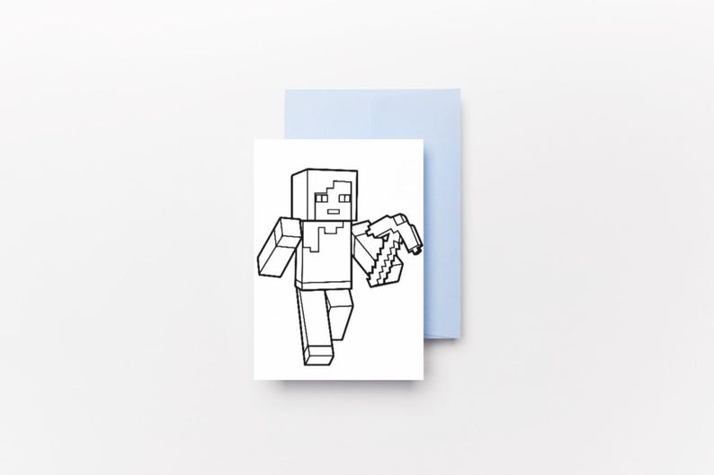 Minecraft Svg Bundle, Minecraft Clipart, Minecraft Outline Svg ...