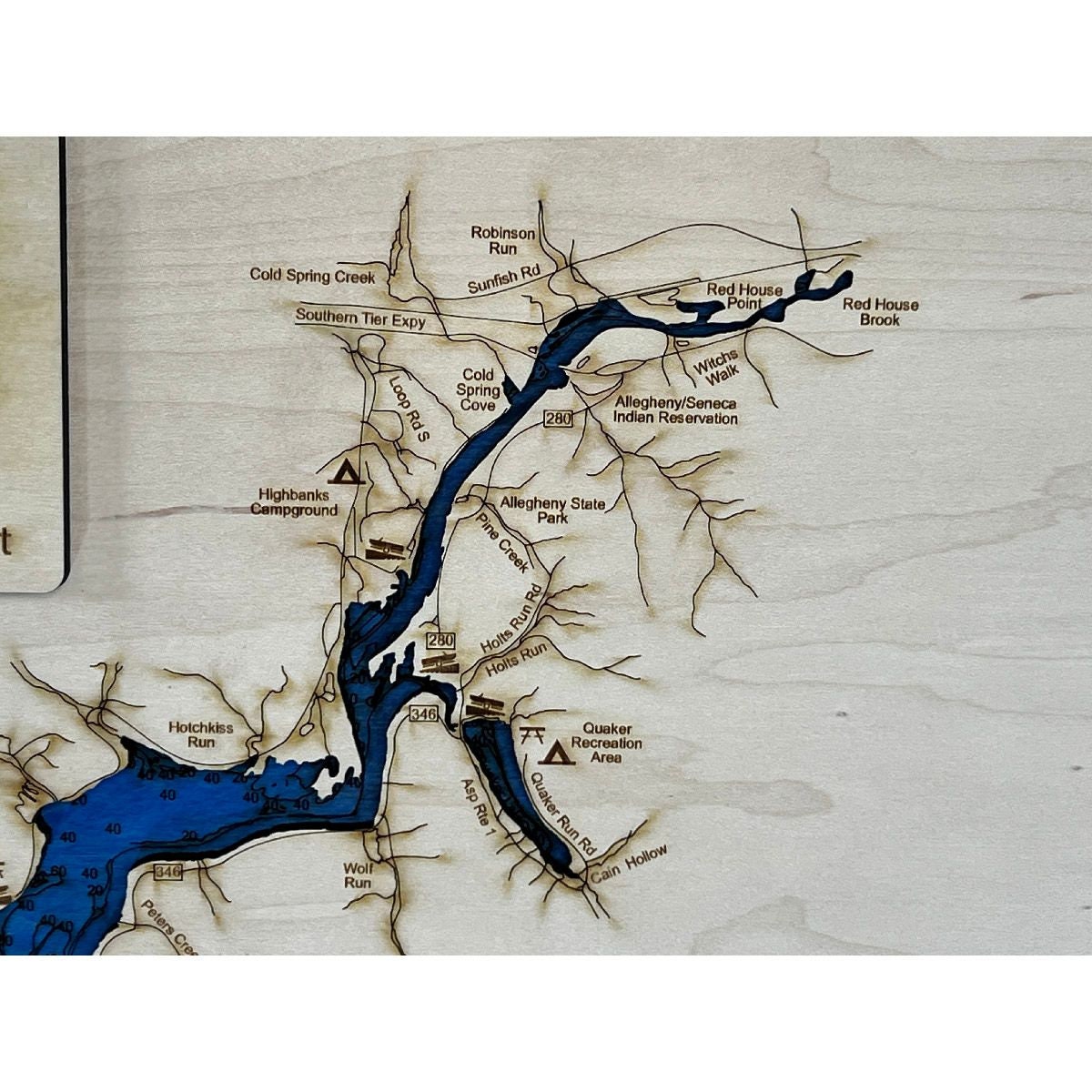 Allegheny Reservoir AKA Kinzua Reservoir Lake cattaraugus & Warren, PA ...