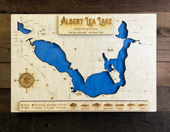 Lake Albert Map