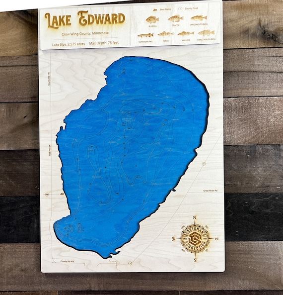 Lake Edward Map