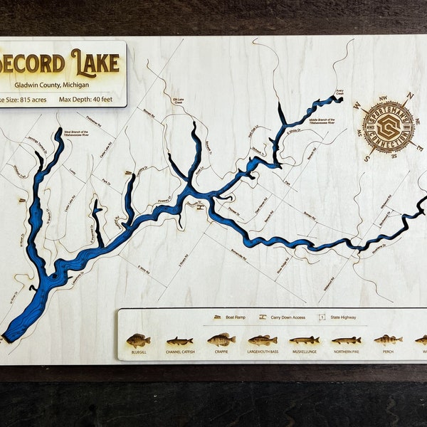 Tittabawassee River - Etsy