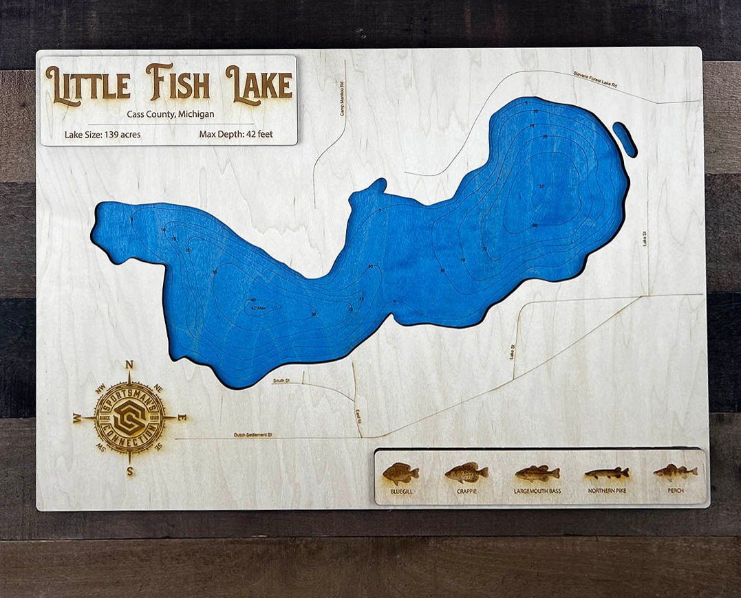 Fish Lake Topo Map
