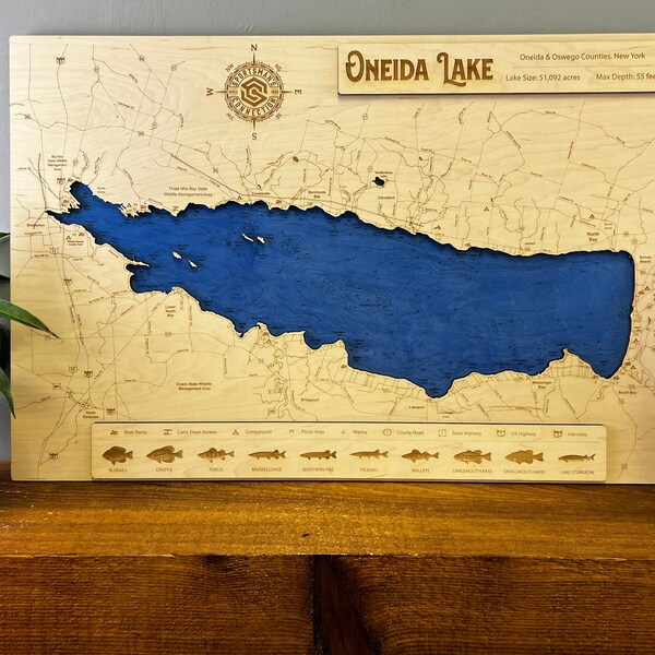 Oneida Lake Ny Mens - Etsy