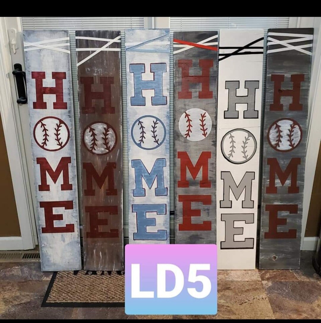 Custom Made Baseball Home Sign - Etsy