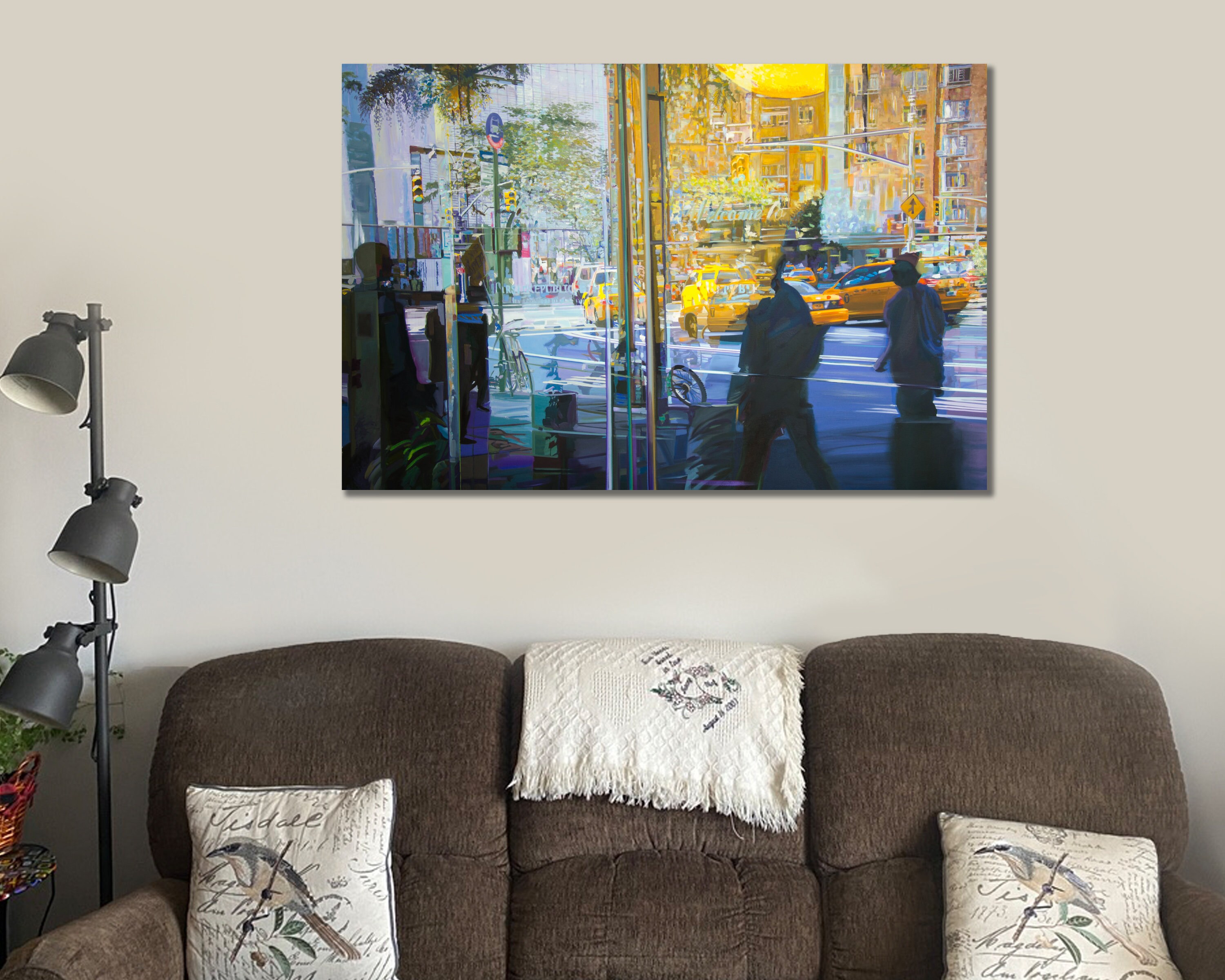 New York on My Mind....city Scape Original, City Scape Print, New York ...