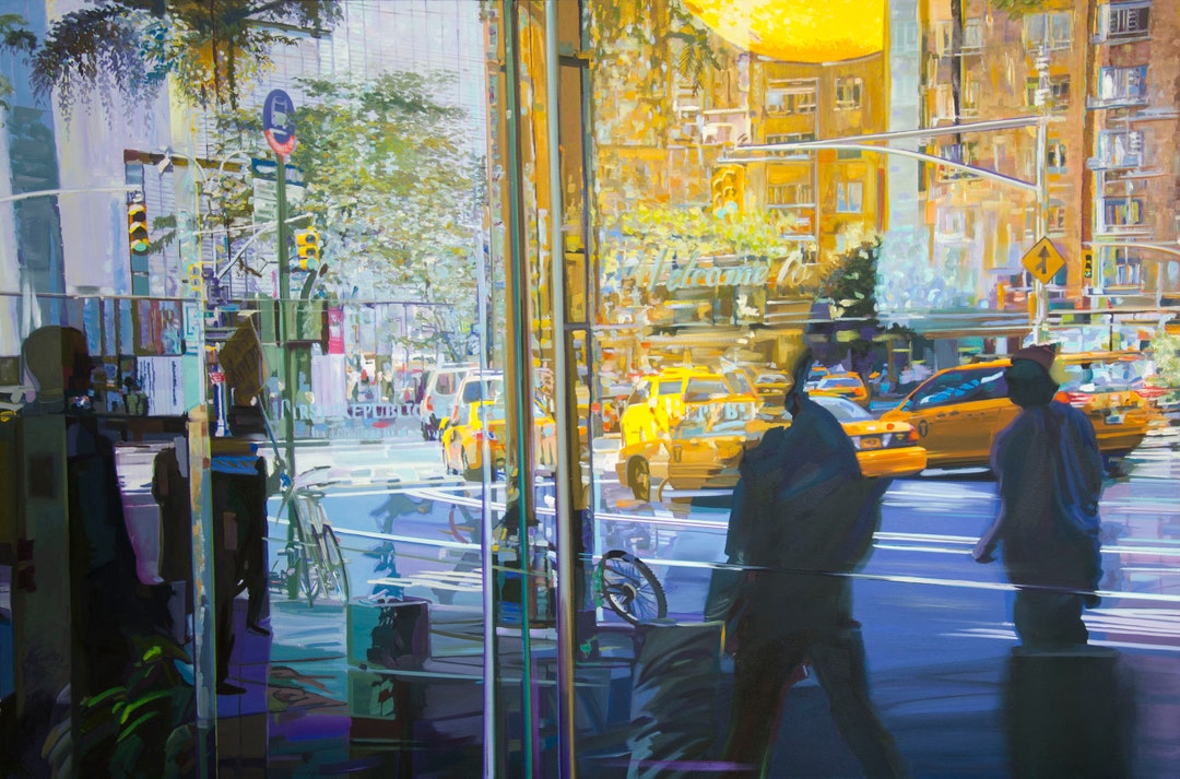 New York on My Mind....city Scape Original, City Scape Print, New York ...