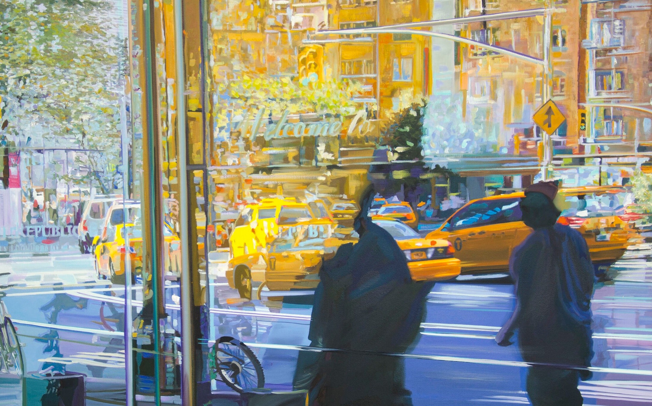 New York on My Mind....city Scape Original, City Scape Print, New York ...