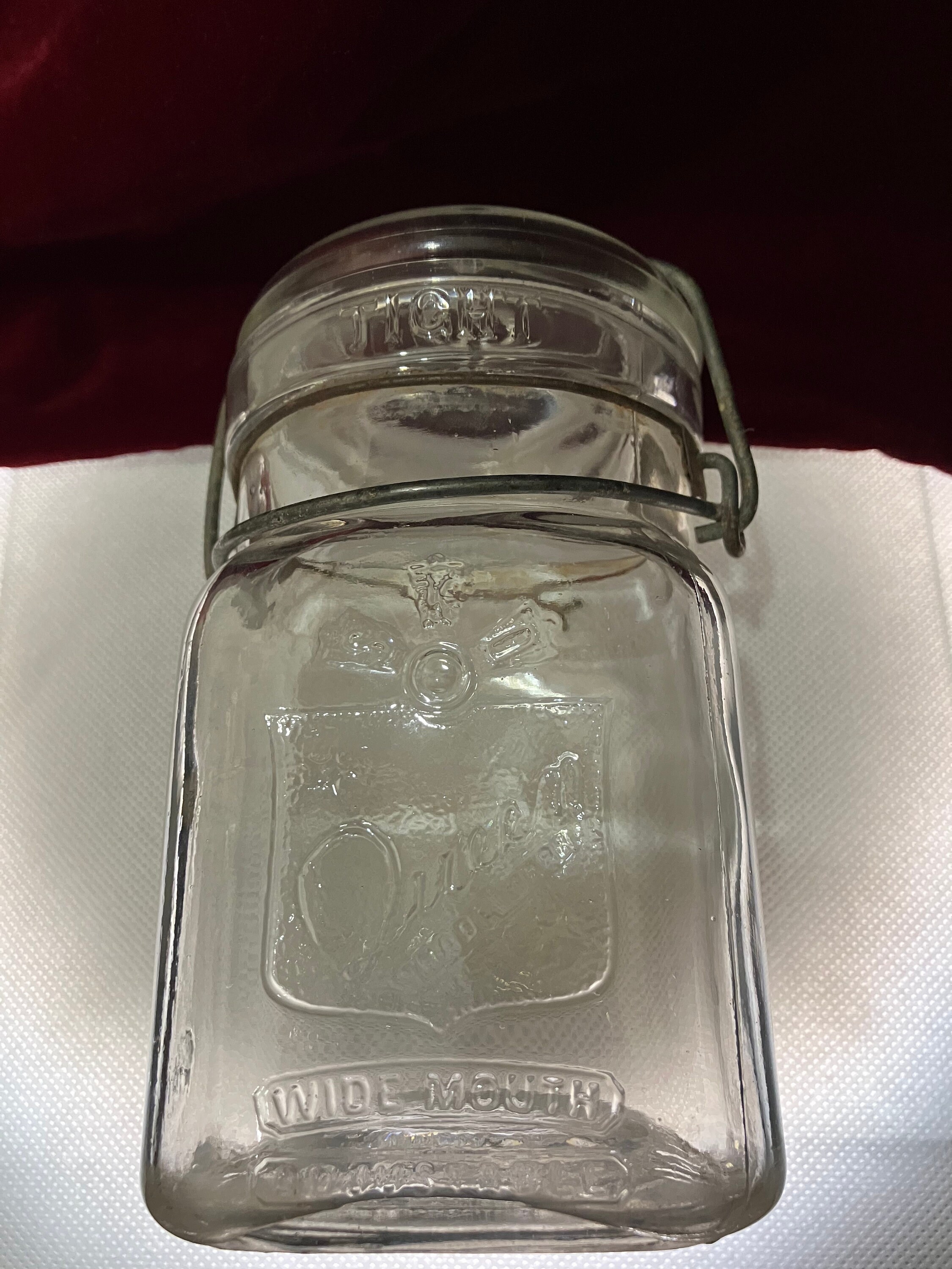 Queen Canning Jar Pint Sized Widemouthed Snap-lid - Etsy