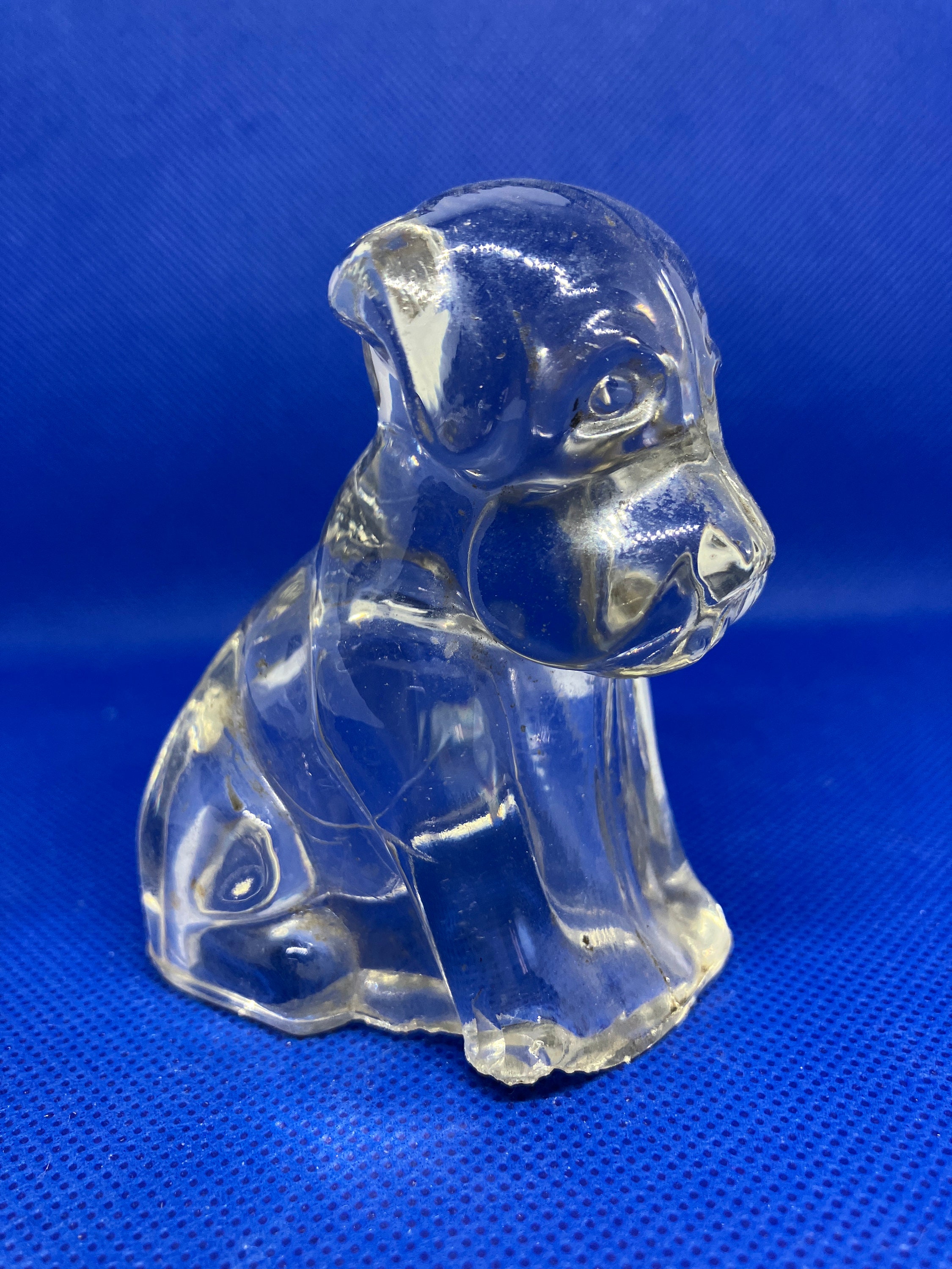 1940's Glass Mopey Dog - Etsy